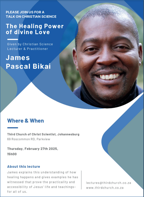Talk in Johannesburg : The healing power of divine Love - Christian ...